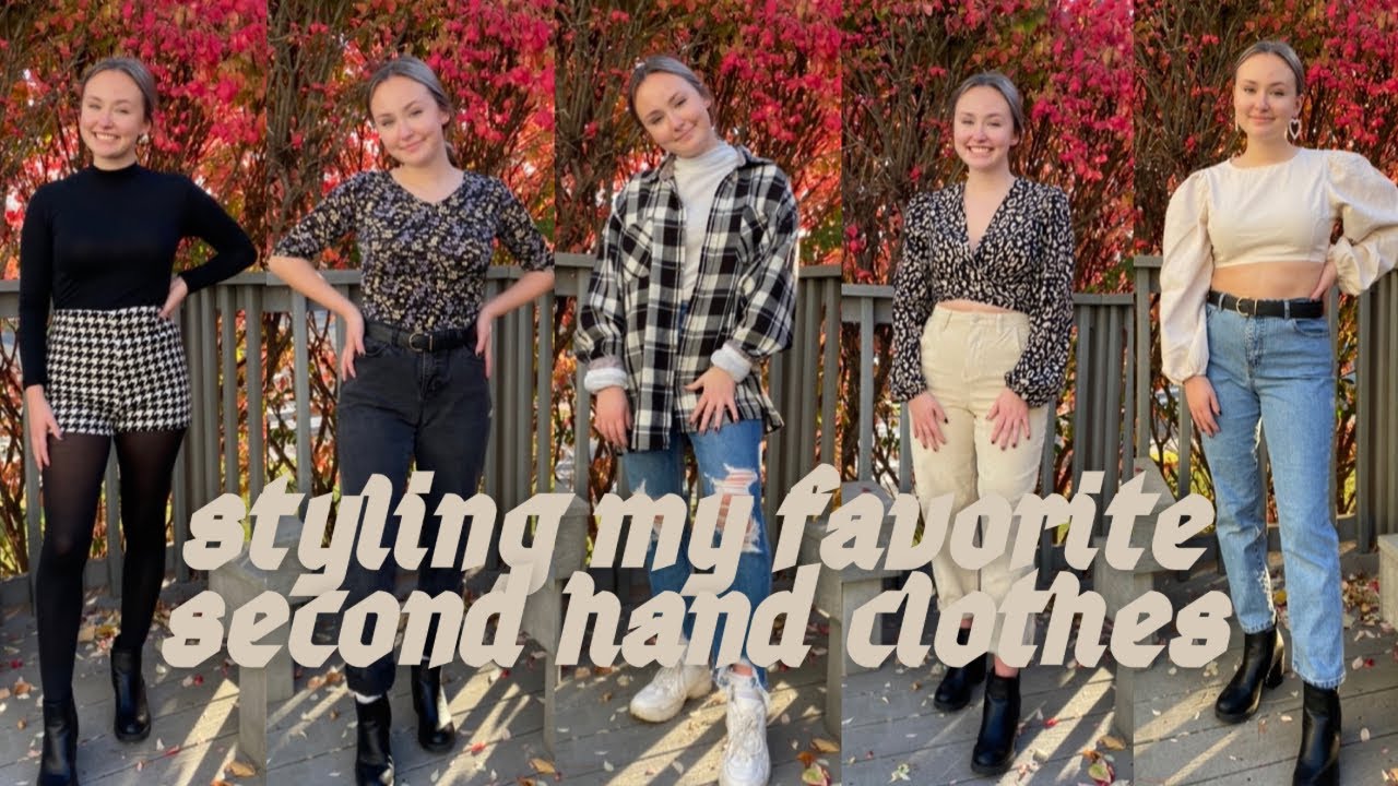 STYLING SECOND HAND CLOTHES - YouTube