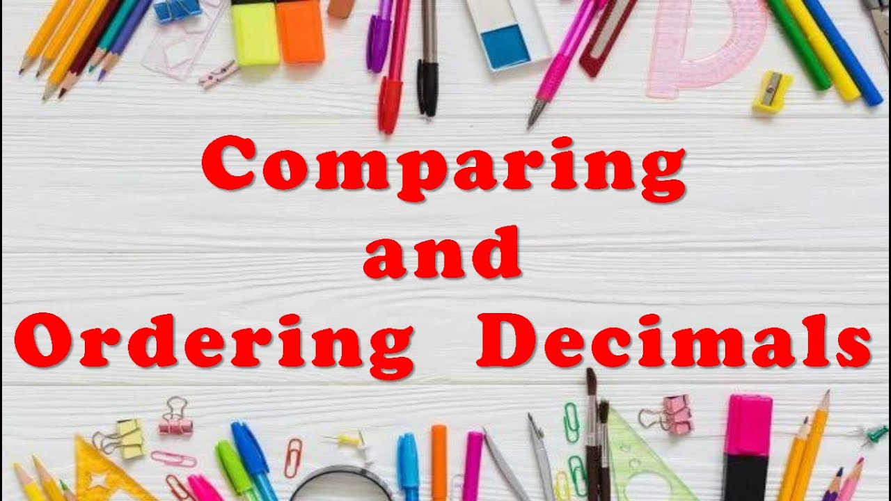 Comparing And Ordering Of Decimals Types Of Decimals Decimals comparing-and-ordering-of-decimals-types-of-decimals-decimals