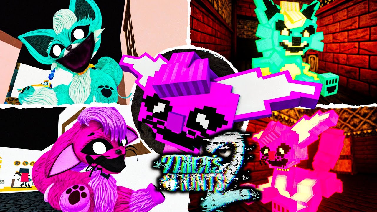 Mint's Hints Chapter 2: Mint & Fuchsia Jumpscares VS Minecraft ...