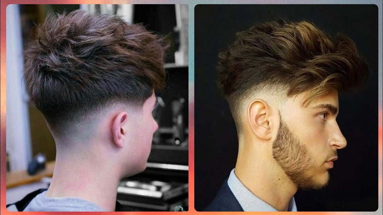 Adorable tapped fade haircut designs for men's-Corte de pelo cónico y ...
