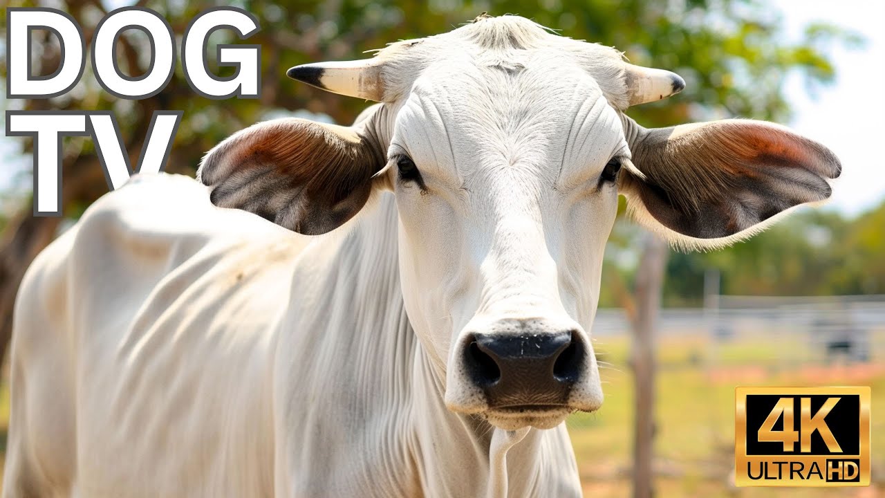 Dog TV (2 HOURS OF THE BEST COW VIDEOS 🐄 WITH REAL COW SOUNDS 🐄 FOR A PEACFUL 🛌 NIGHTS SLEEP 😴 ...