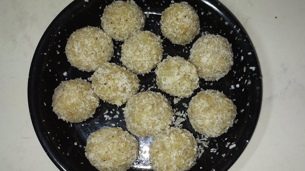 INSTANT COCONUT LADOO RECIPE HOW TO MAKE SIMPLE STYLE - YouTube