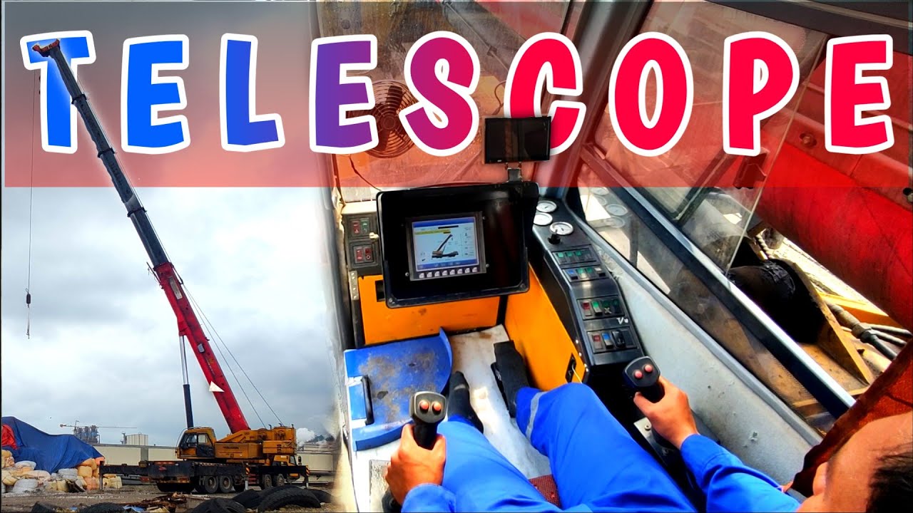 CARA MEMBUKA TELESCOPE CRANE || SANY STC800S - YouTube