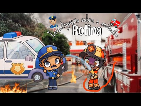 Rotina investigação sobre o acidente na escola 🚒👮🏼‍♂️ | AVATAR WORLD ￼