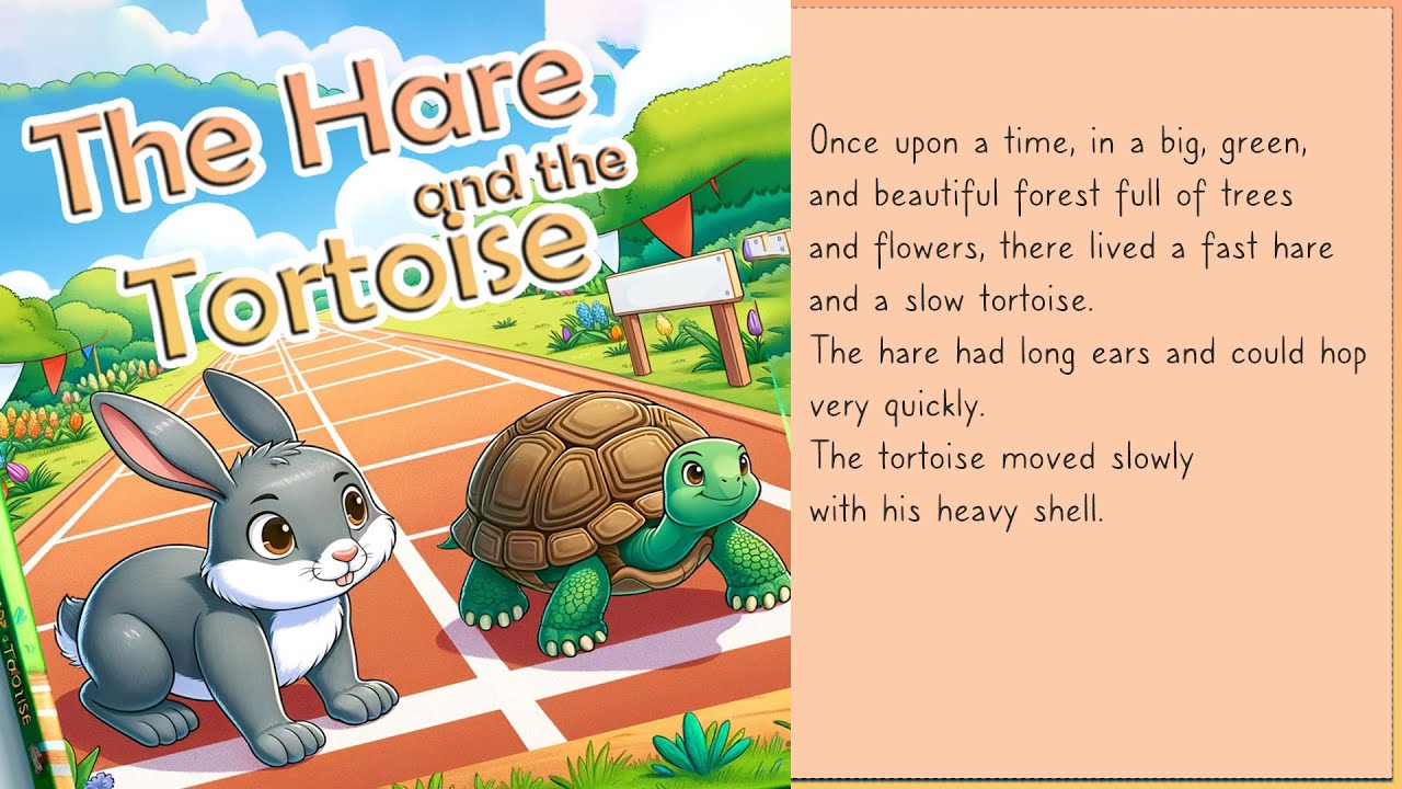 The hare and the tortoise read aloud - YouTube
