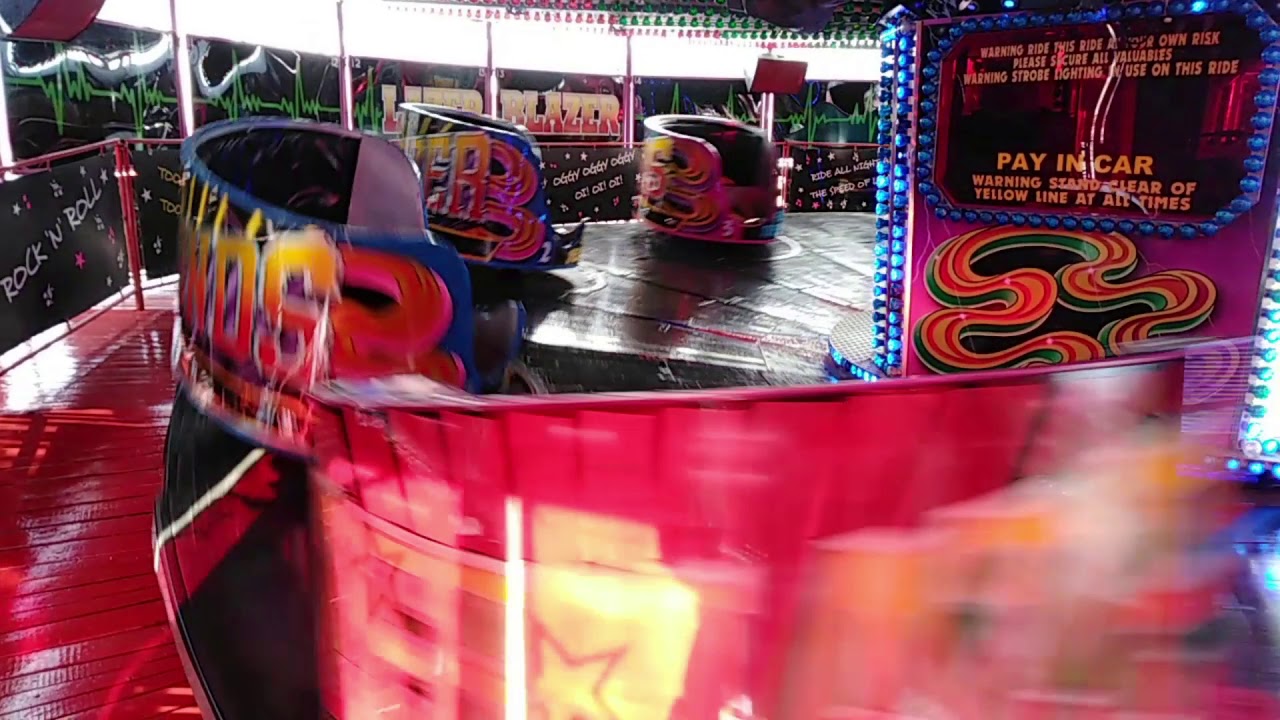 Richmonds Lazerblazer Waltzer Ingoldmells Summer 2019 - YouTube