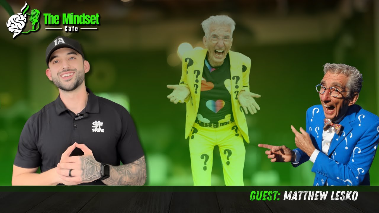 The Question Mark Guy | Devan Gonzalez & guest Matthew Lesko on The Mindset Cafe - YouTube