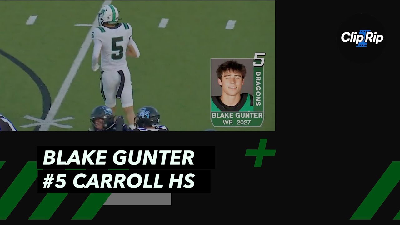 #5 is Getting it done for the top-ranked Dragons! Carroll's Blake ...