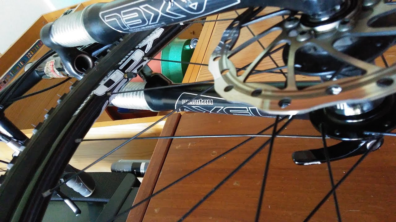 Forcella Manitou axel modificata con componenti di una rocksok rs1 del ...