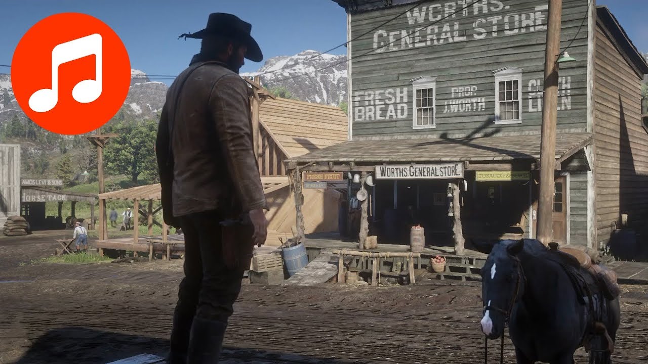 RED DEAD REDEMPTION 2 Music 🎵 Lonesome Town (Relaxing Gaming Music ...
