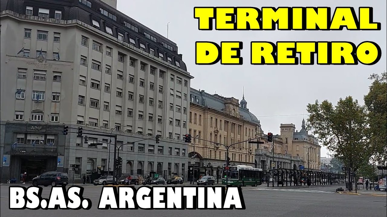RECORRIENDO AVENIDA DEL LIBERTADOR - TERMINAL DE RETIRO Y PLAZA CANADA ...