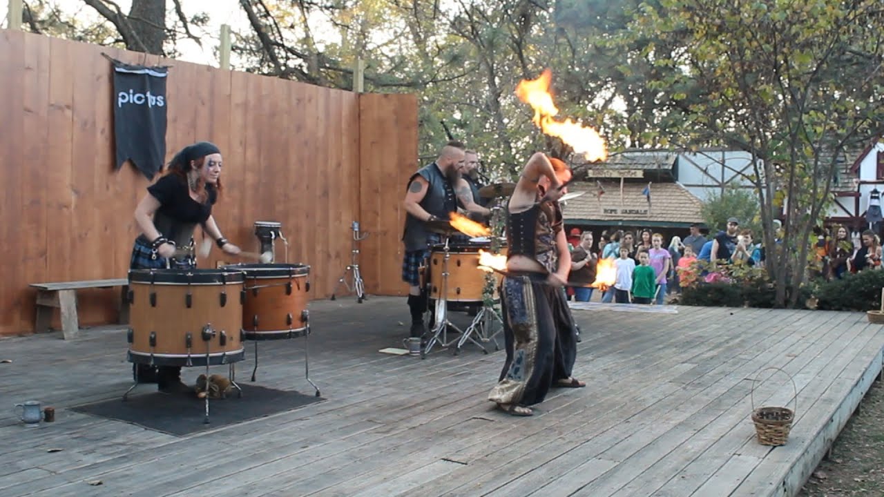 Tricks of the Light Fire Nunchucks with Pictus - YouTube