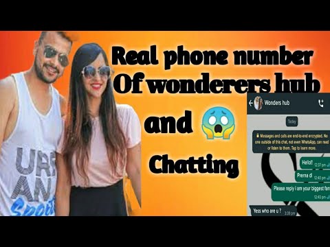 Real phone number of wanderers hub and chatting - YouTube
