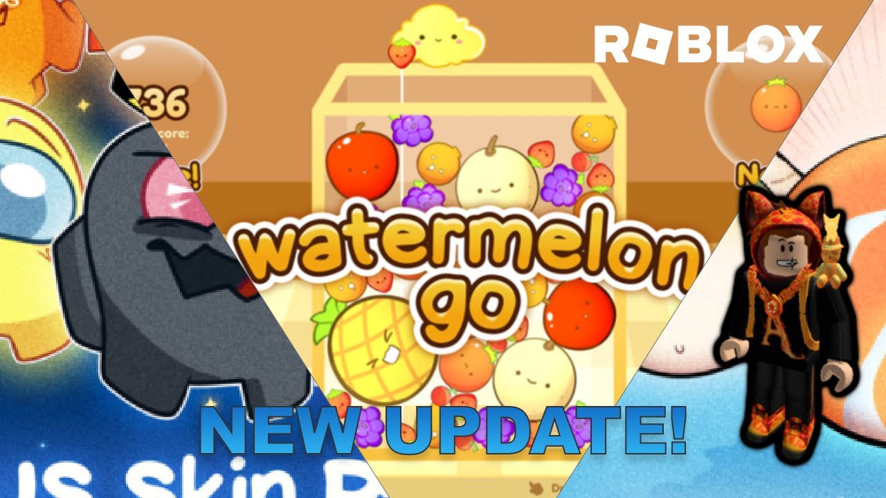 NEW UPDATE IN ROBLOX WATERMELON GO!!! (CAT CAFE, OCEANIC, SUS & MORE ...