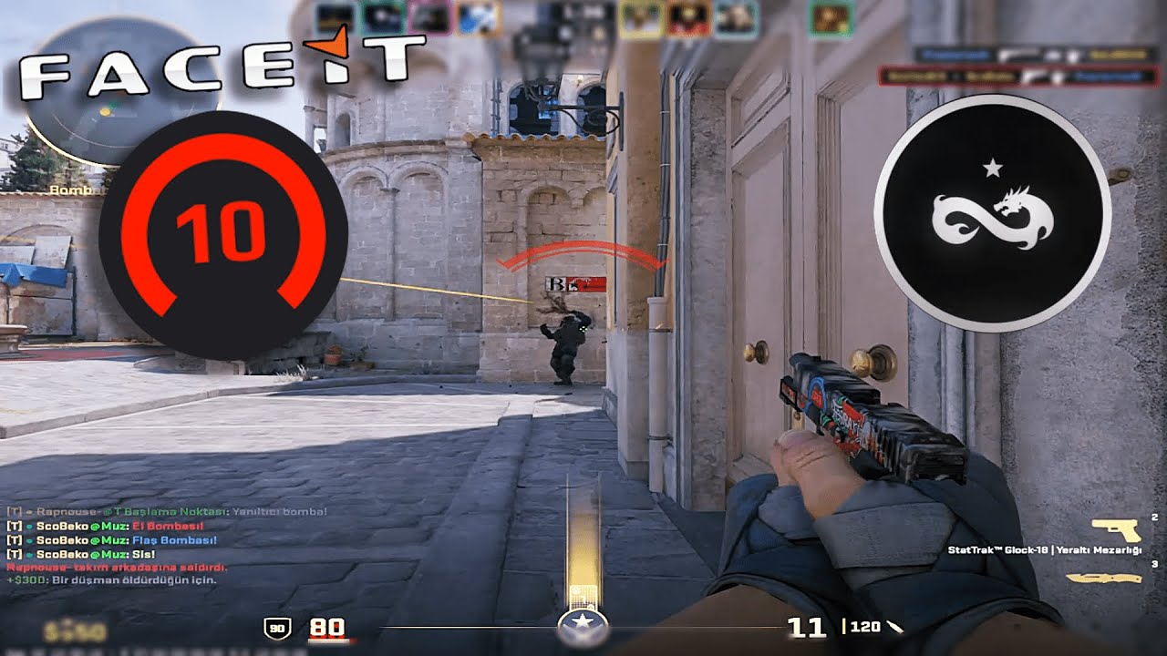 CS2 Faceit 2200+ Elo'da Çekişmeli Bir Maç! - EF PRO-C - De_İnferno ...