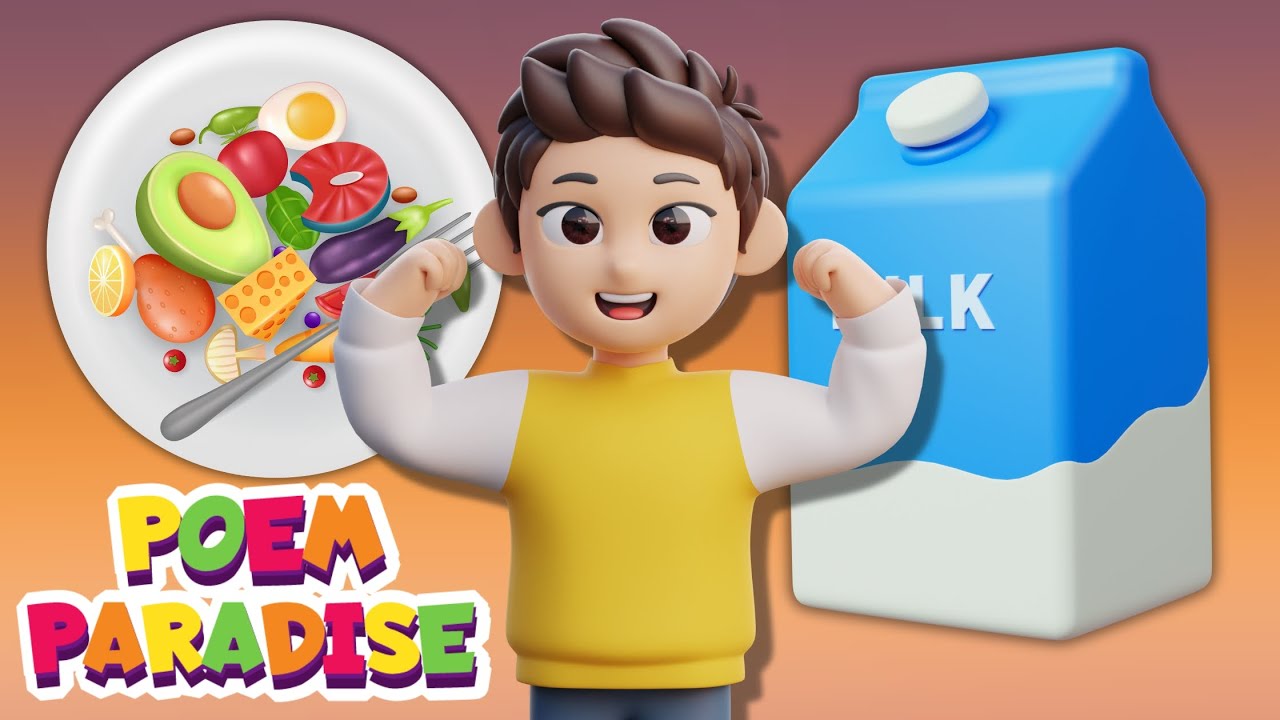 Eating Healthy Song | Healthy Habits For Kids | Kids Nursery Rhymes ...
