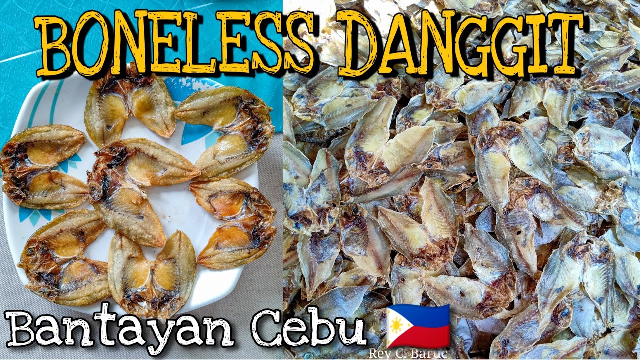 Unsalted Boneless Danggit in Bantayan Cebu - YouTube