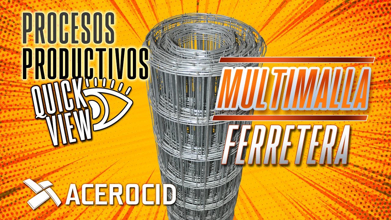 ACEROCID - Producción de Multimalla Ferretera - YouTube