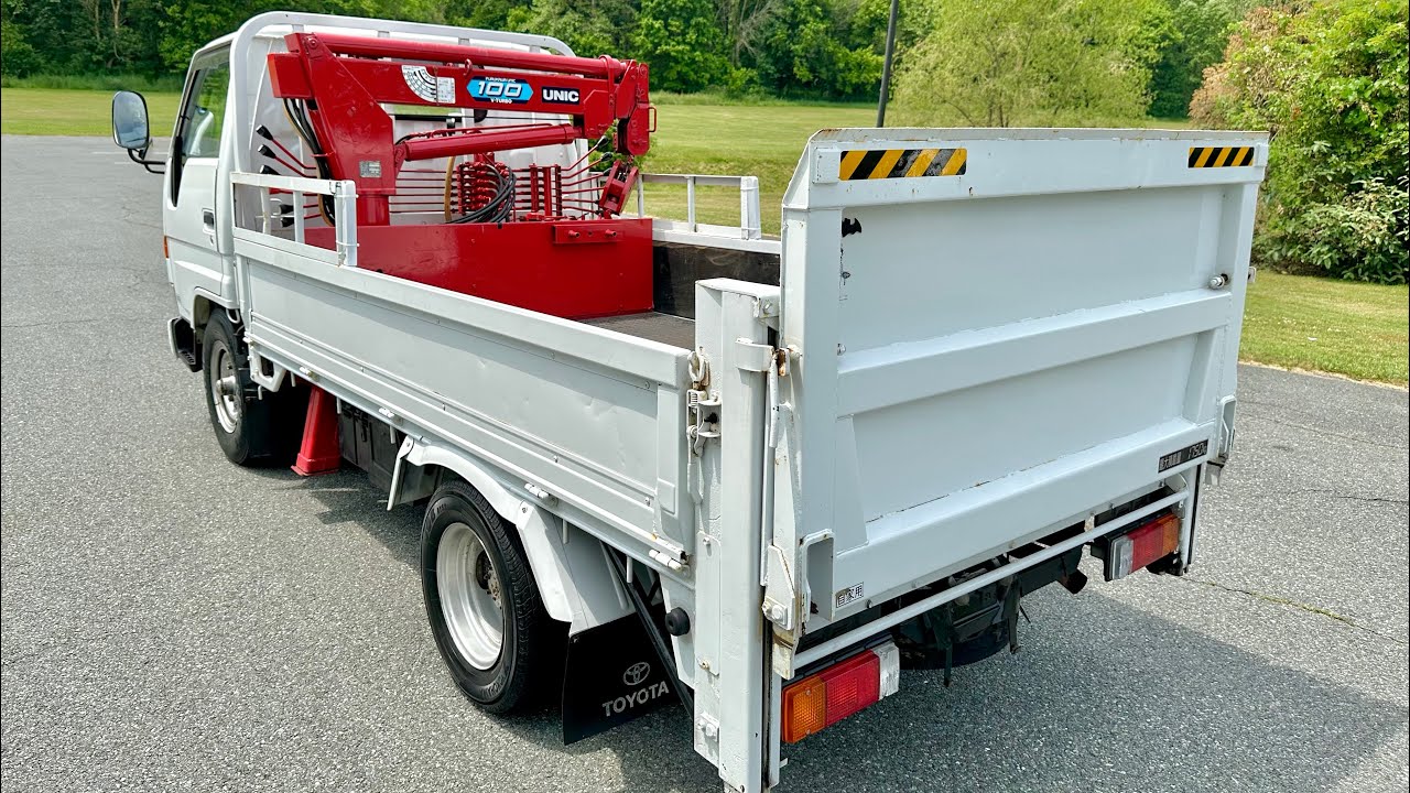 1996 TOYOTA DYNA BU102 - Boom Crane - Hydraulic Lift Gate - DIESEL- JDM ...