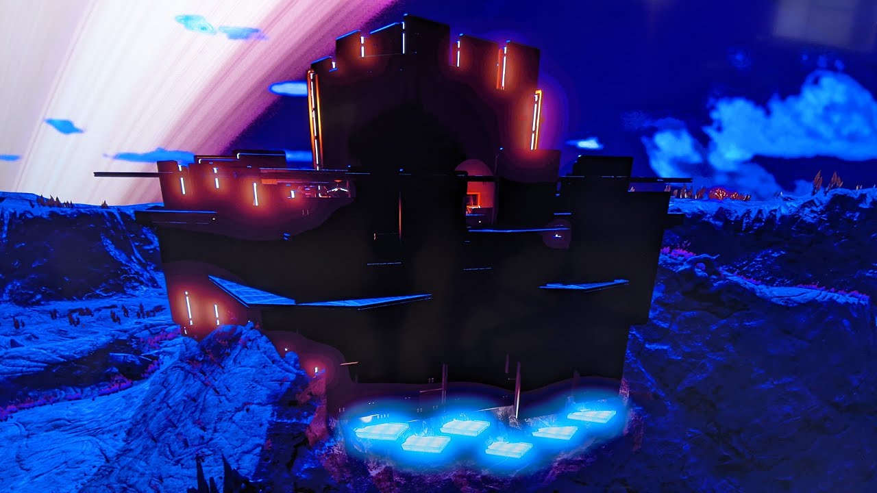 No Man's Sky - Base Build: Turrim Tenebris - YouTube