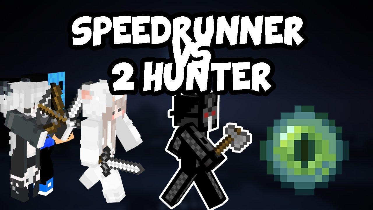 Minecraft Speedrunner vs 2 Hunter - YouTube