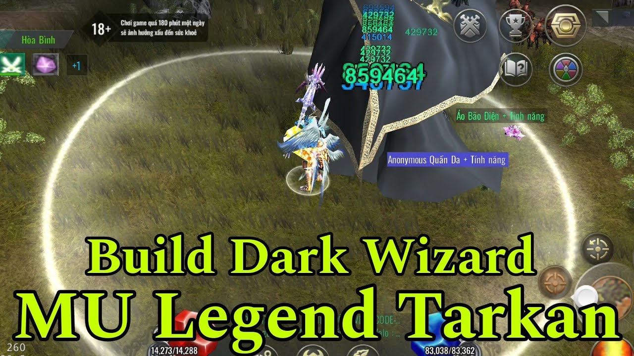 Build Dark Wizard ( dw ) | MU Legend Tarkan - YouTube
