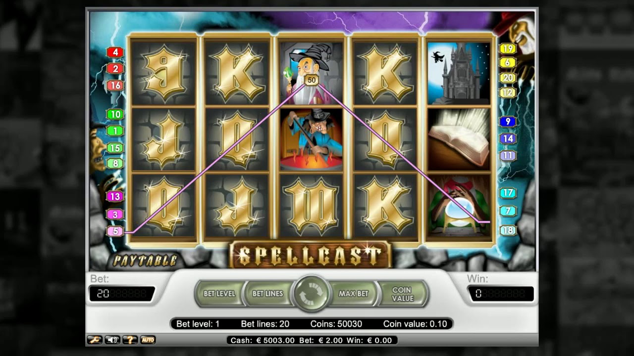 NetEnt - Spellcast - Gameplay Demo - YouTube