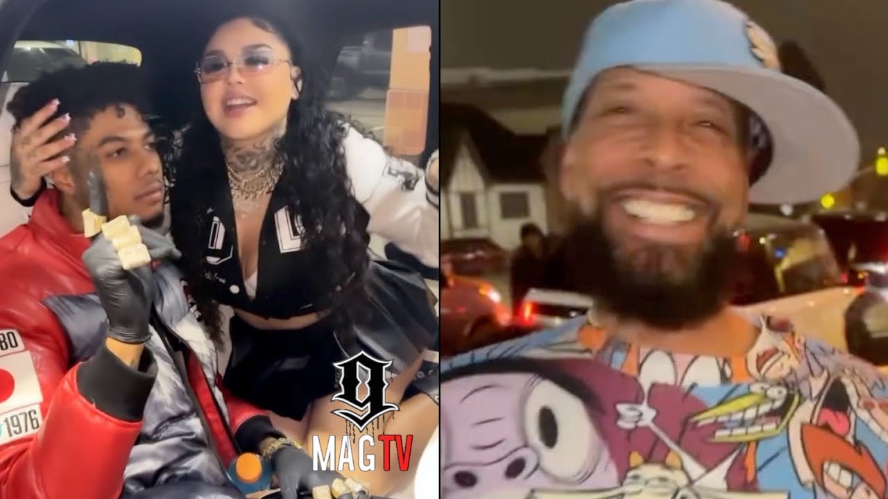 Blueface Helps Jaidyn Alexis With "Barbie" Lyrics Before Taking His Dad ...