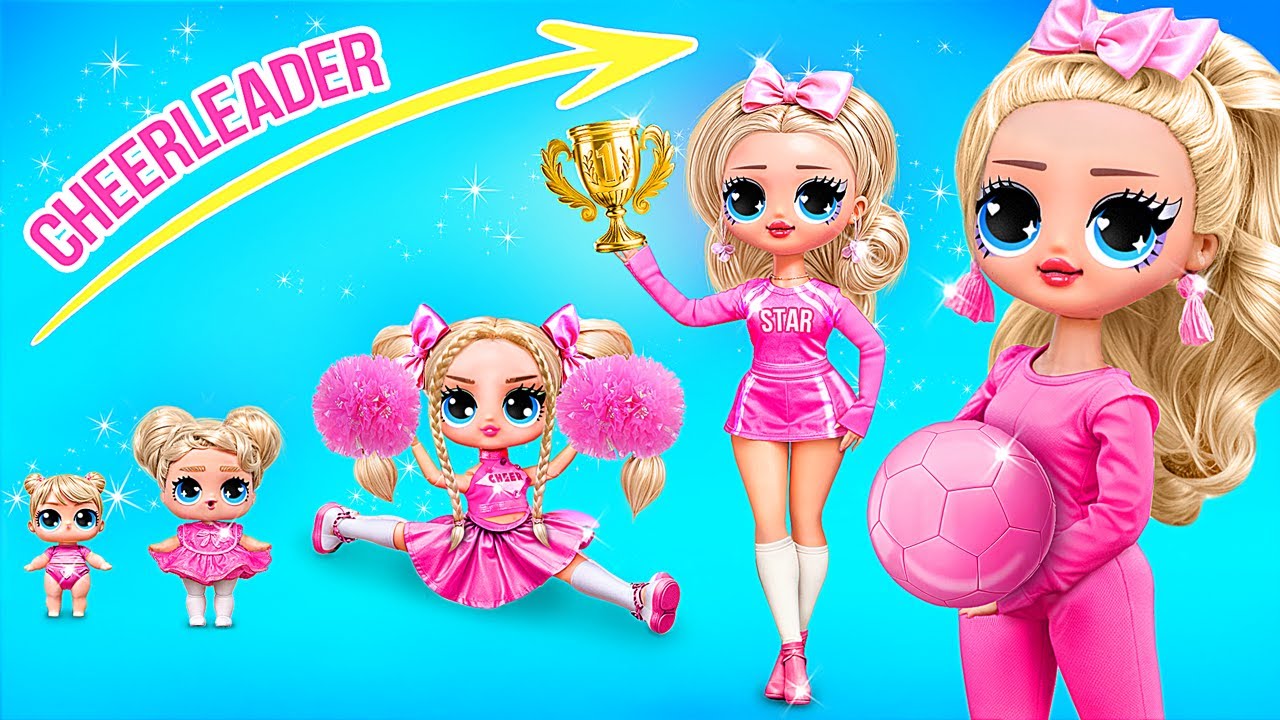 La LOL Pom-pom Girl Grandit! 32 DIY Pour LOL OMG - YouTube