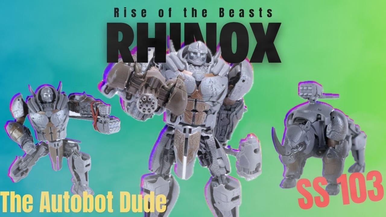 Transformers Rise of the Beasts Studio Series Rhinox 103 - YouTube