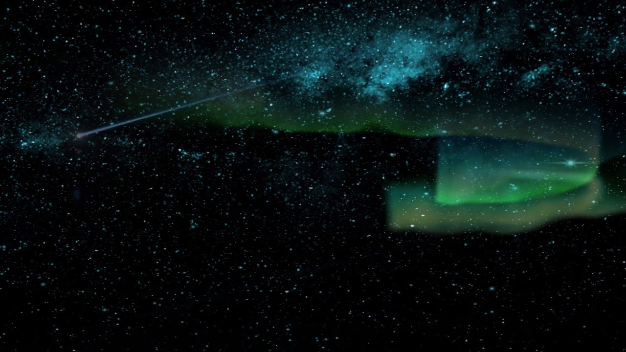 Northern Lights and Shooting Stars Relaxing | Relax Screensaver - YouTube