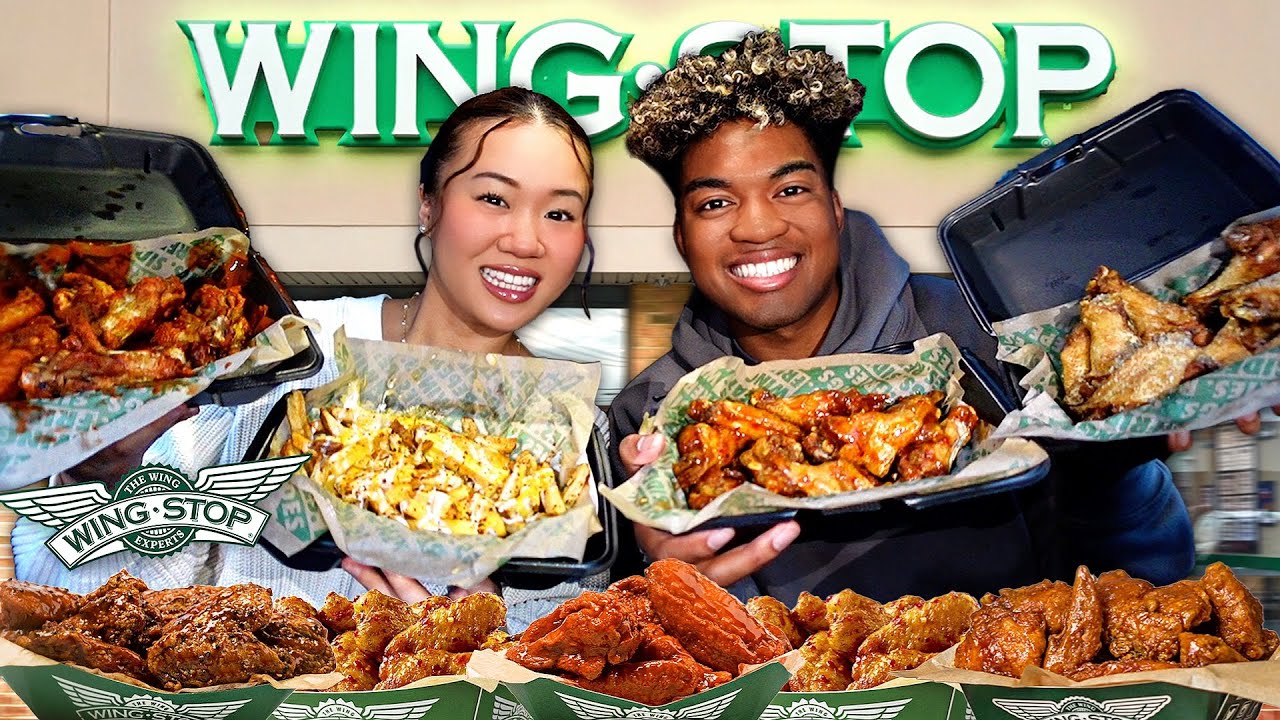 We Tried WINGSTOP for the First Time! (WINGS & FRIES MUKBANG) - YouTube