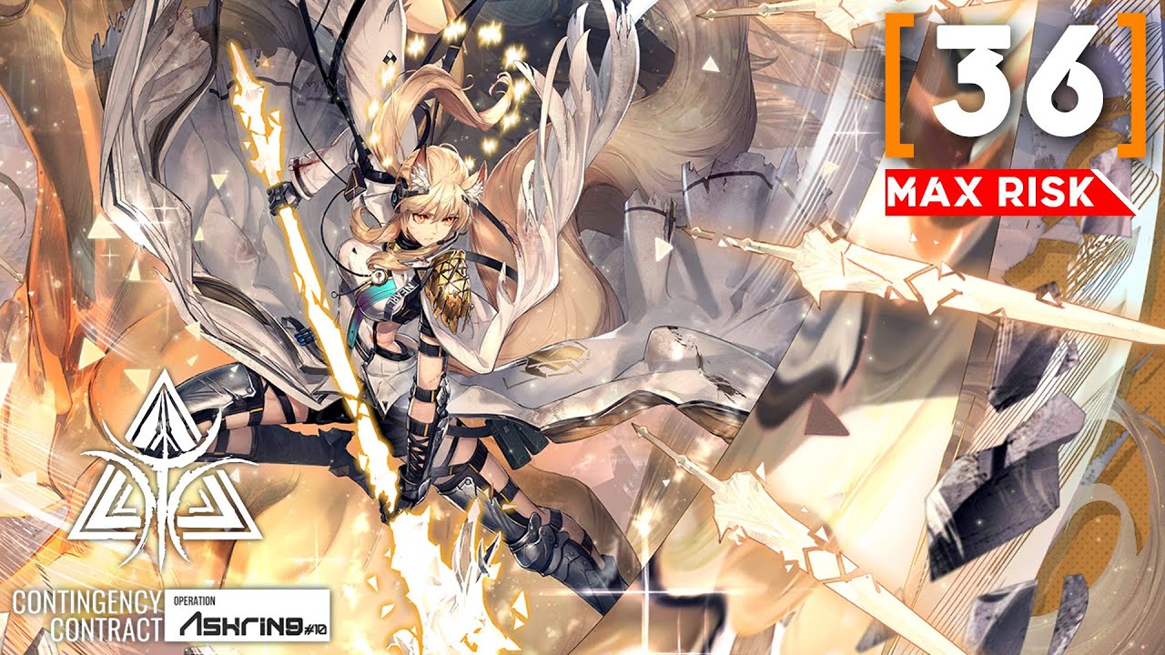 [Arknights] CC#10 Ashring - Permanent Map Risk 36 (MAX RISK) - YouTube