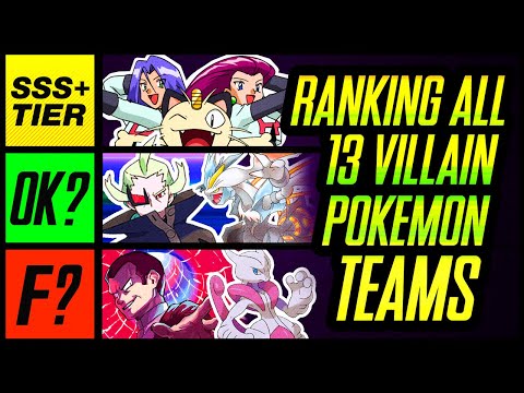 I Ranked ALL 13 Pokemon Villainous Teams | Mr1upz
