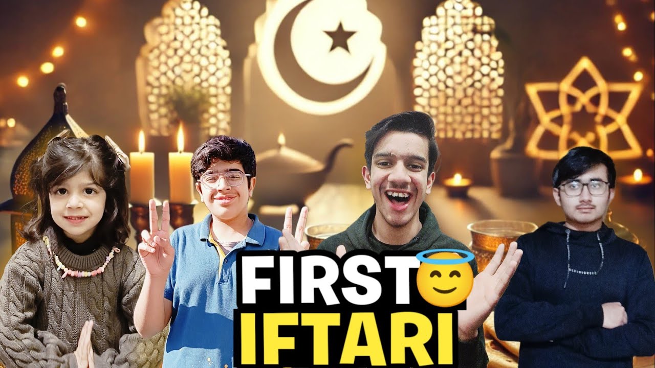 Ramzan ki First Iftari 😇 | Pehle Iftari par Mirha ki birthday celebration karli 😍 - YouTube