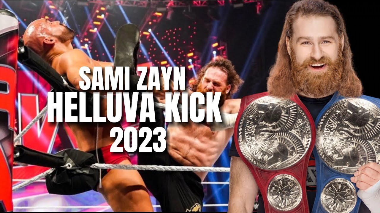 Sami Zayn - Helluva kick compilation 2023 - YouTube