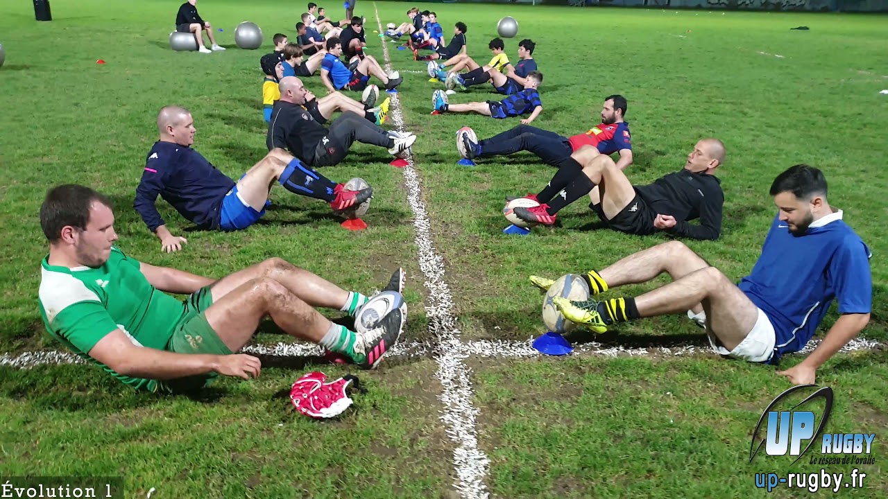 Echauffement Abdo 4k VF - Activation rugby et préparation physique ...