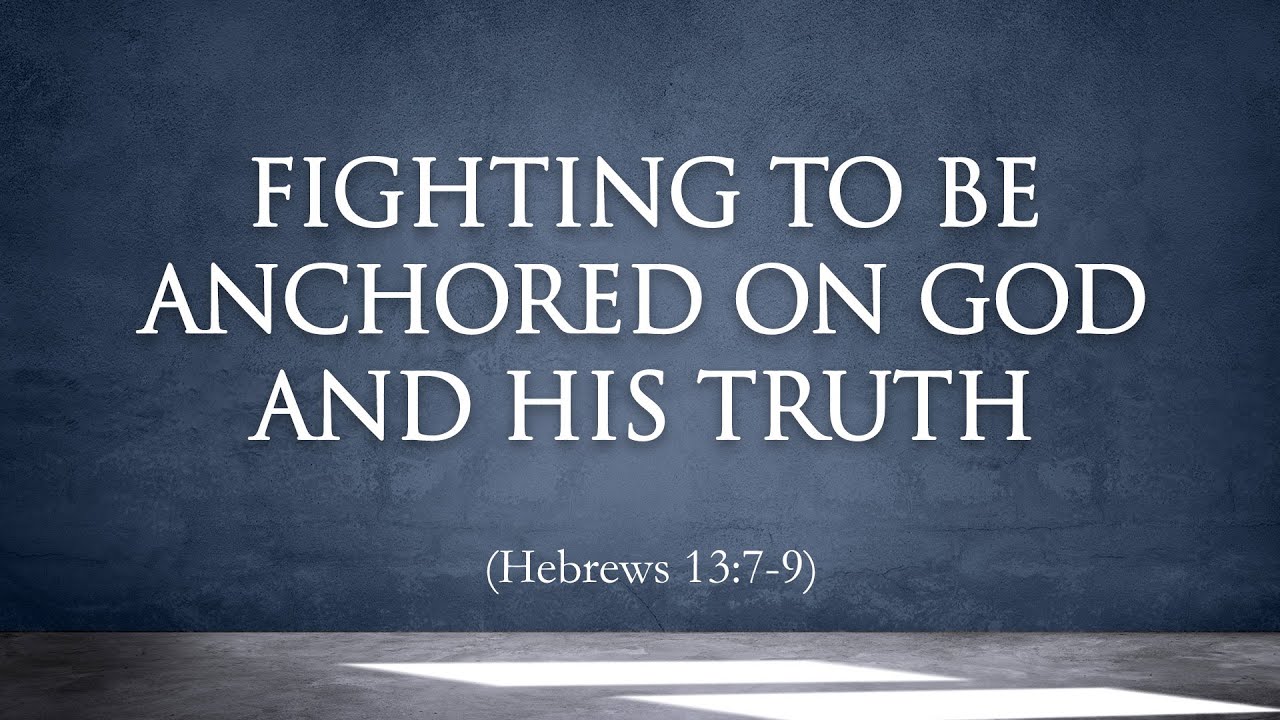 HRCC SUNDAY SERVICE SEPT 24, 2023 FIGHTING TO BE ANCHORED ON GOD AND ...