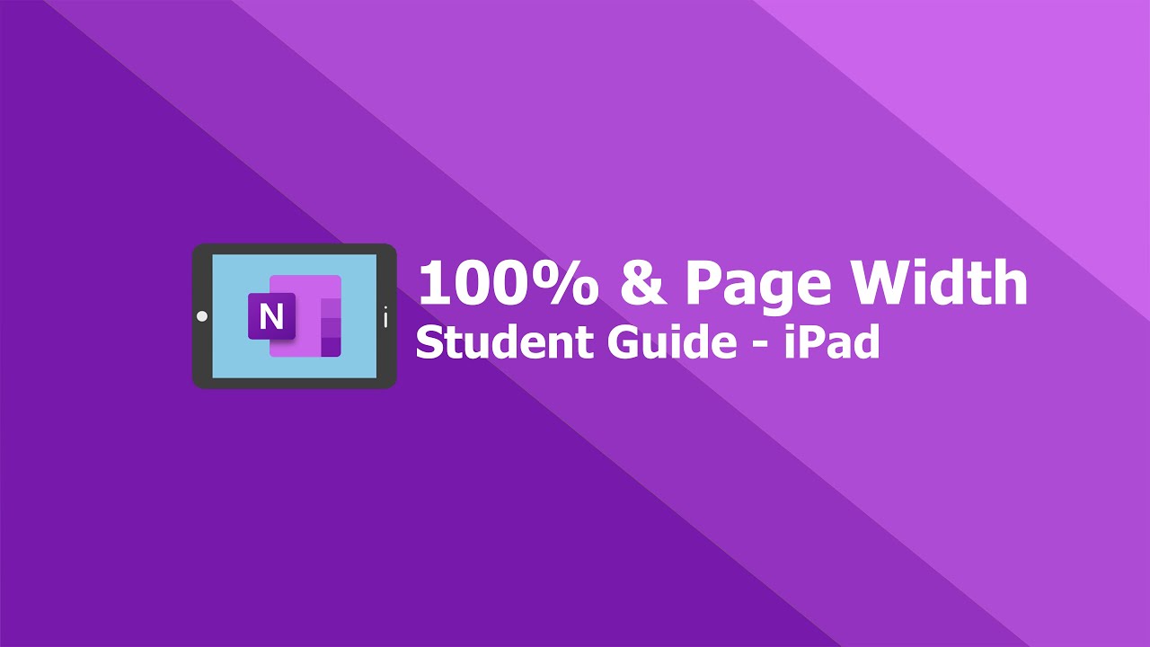 OneNote Student Guide 100 And Page Width On Apple IPad YouTube onenote-student-guide-100-and-page-width-on-apple-ipad-youtube
