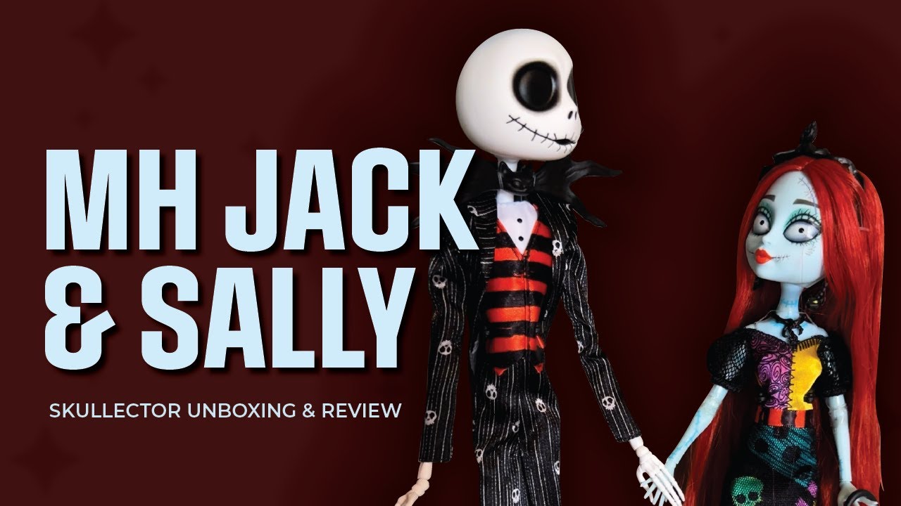 The Nightmare Before Christmas Jack and Sally Monster High Skullector ...