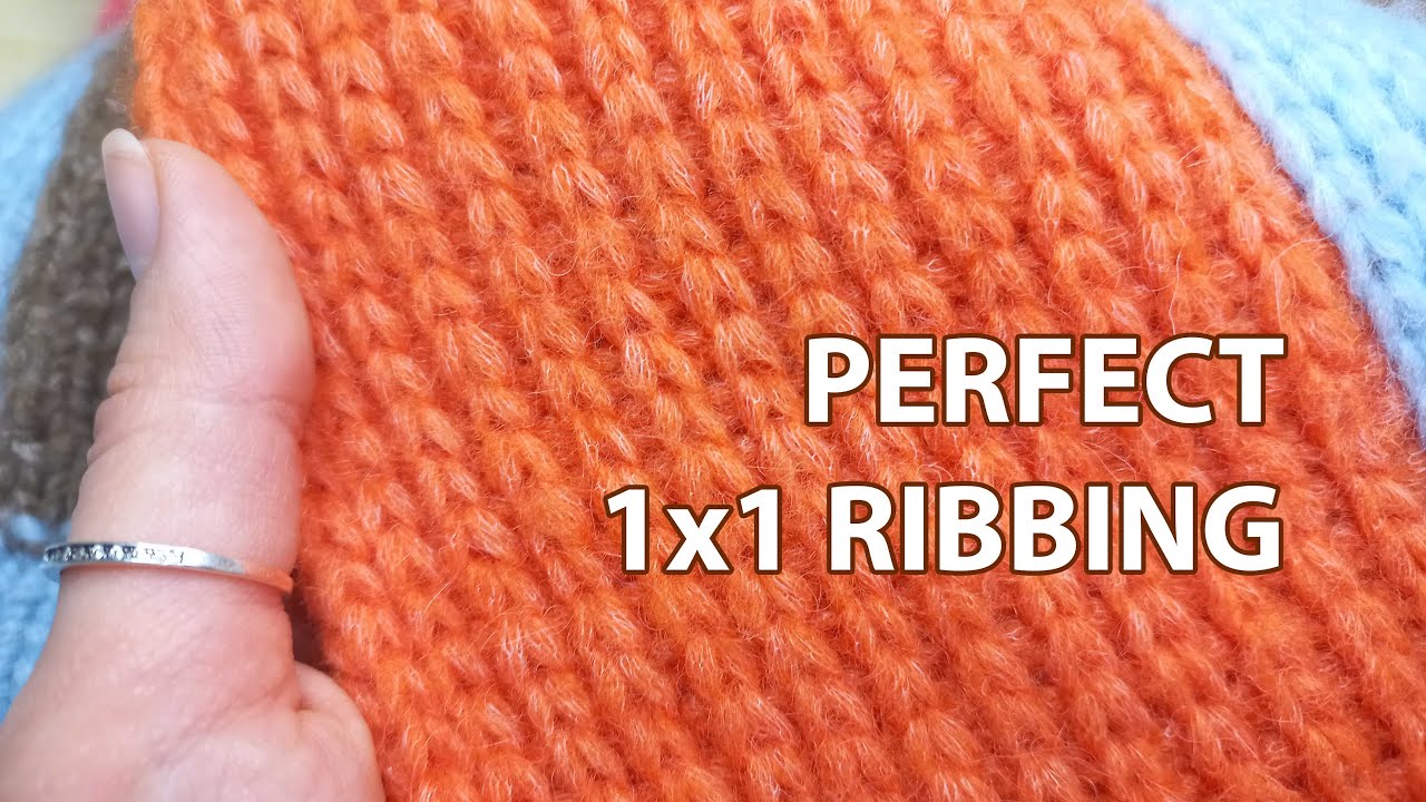 My secret to perfect 1x1 ribbing - YouTube