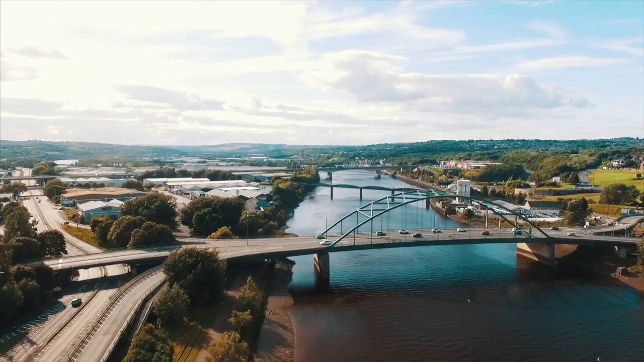 Scotswood Bridge from above :: Blaydon, Newburn and The River Tyne ...