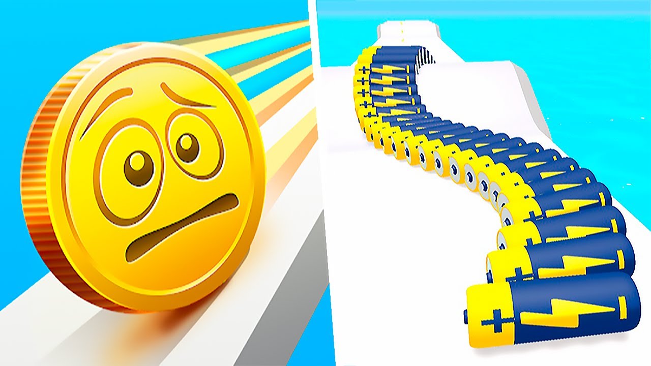 Battery Run 3D vs Coin Rush! - All Levels Gameplay Walkthrough Android ...