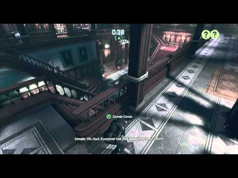 Batman: Arkham City - Wayne Manor Main Hall as Nightwing - YouTube