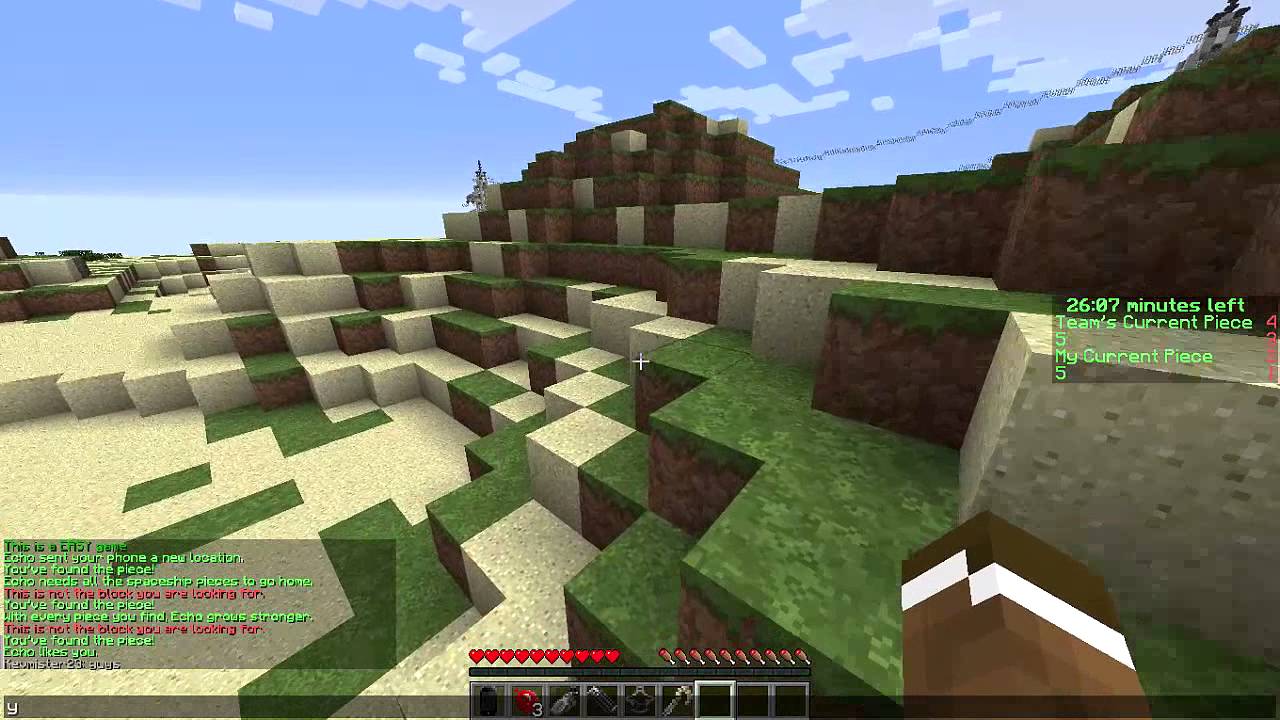 MineCraft Earth to Echo Minigame #1 w/ MineShow9000 & Friends! "Speed ...