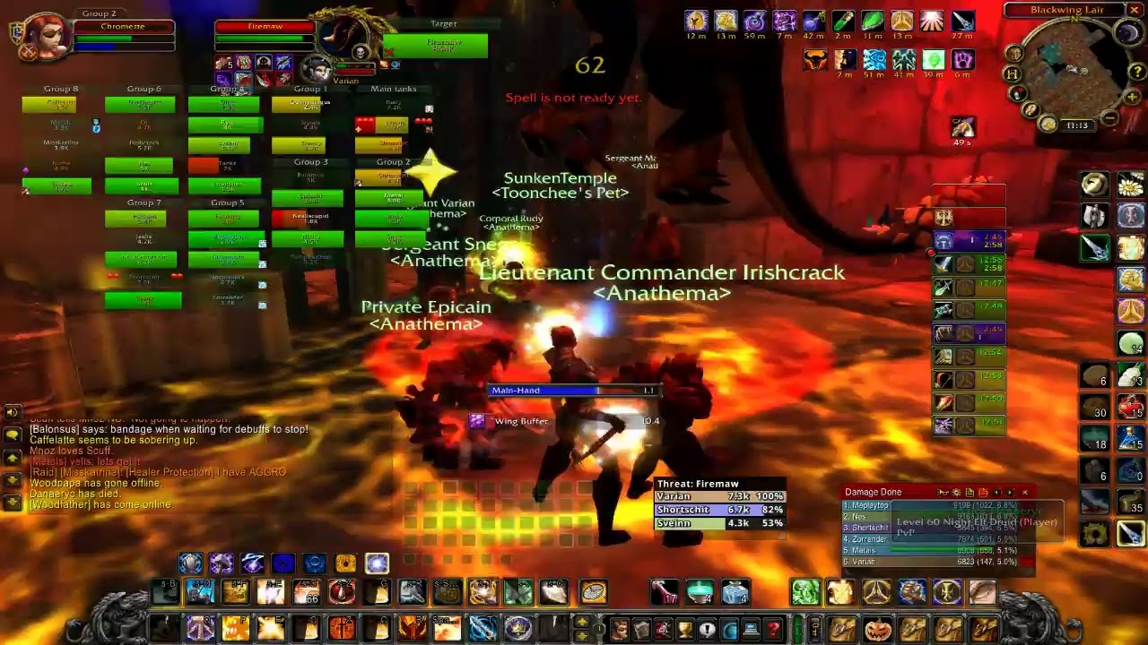 World Of Warcraft - Classic - BWL - YouTube