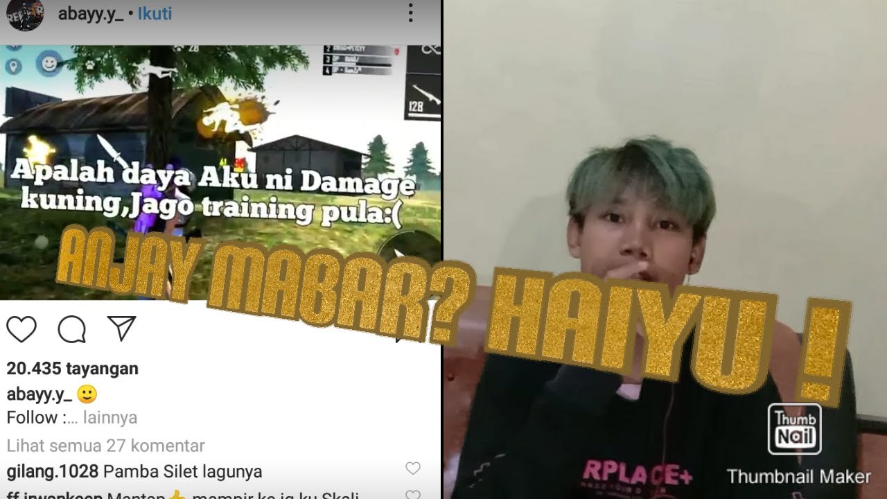 Anjay mabar?! Haiyu !? 😂 || Reaction editor berkelas || - YouTube