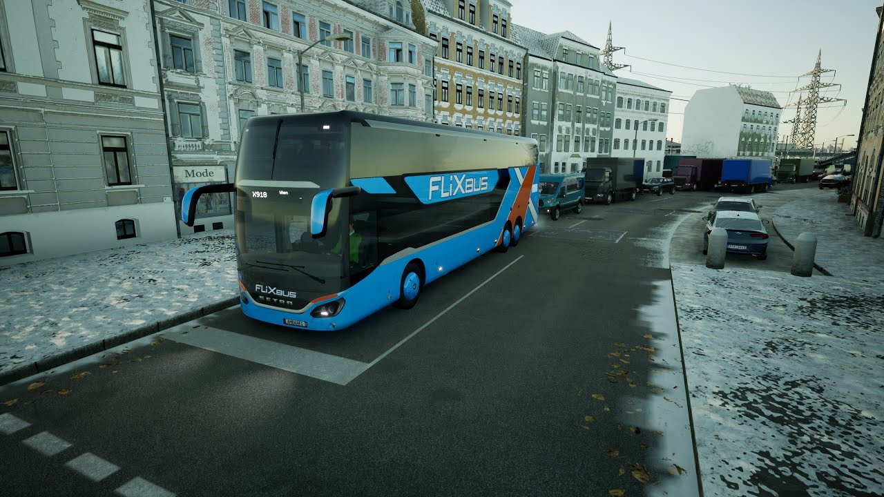 FernBus Simulator Setra Top Class DD FlixBus Realistic Bus drive # ...