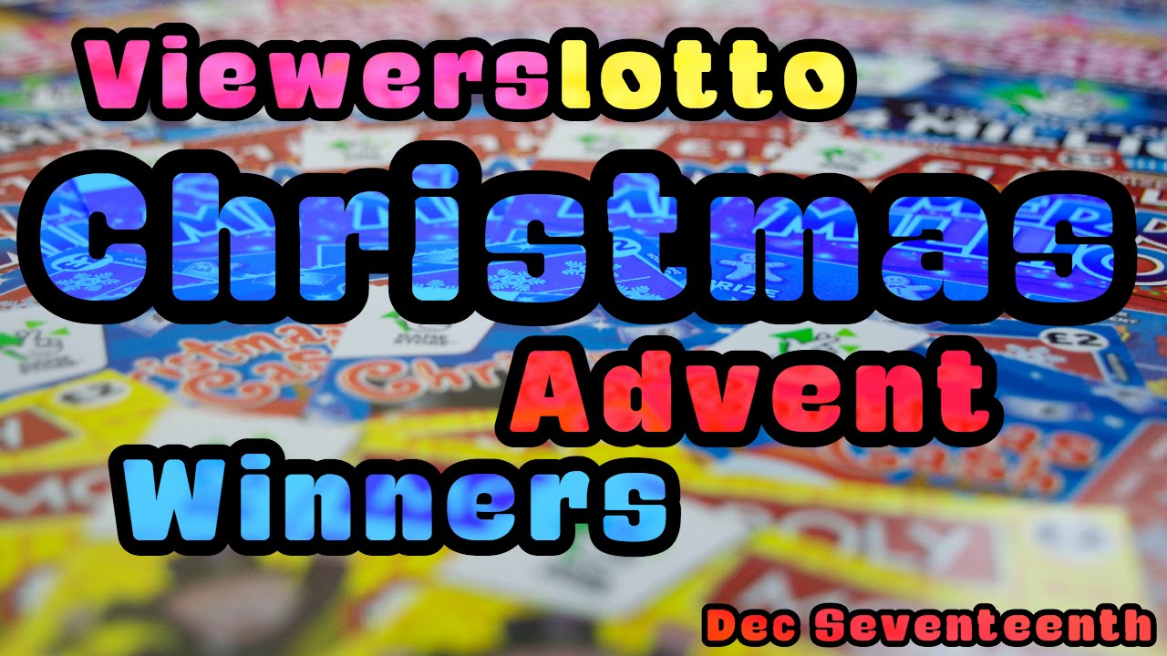 Viewerslotto Scratch Off Christmas Advent Calendar Winners Scratch ...