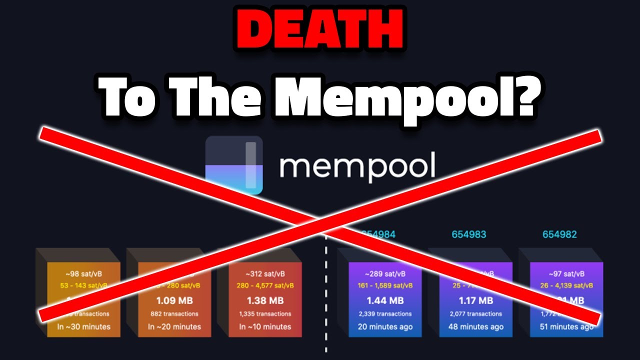 Death to the Mempool, Long Live The Mempool - Bitcoin Explained - YouTube